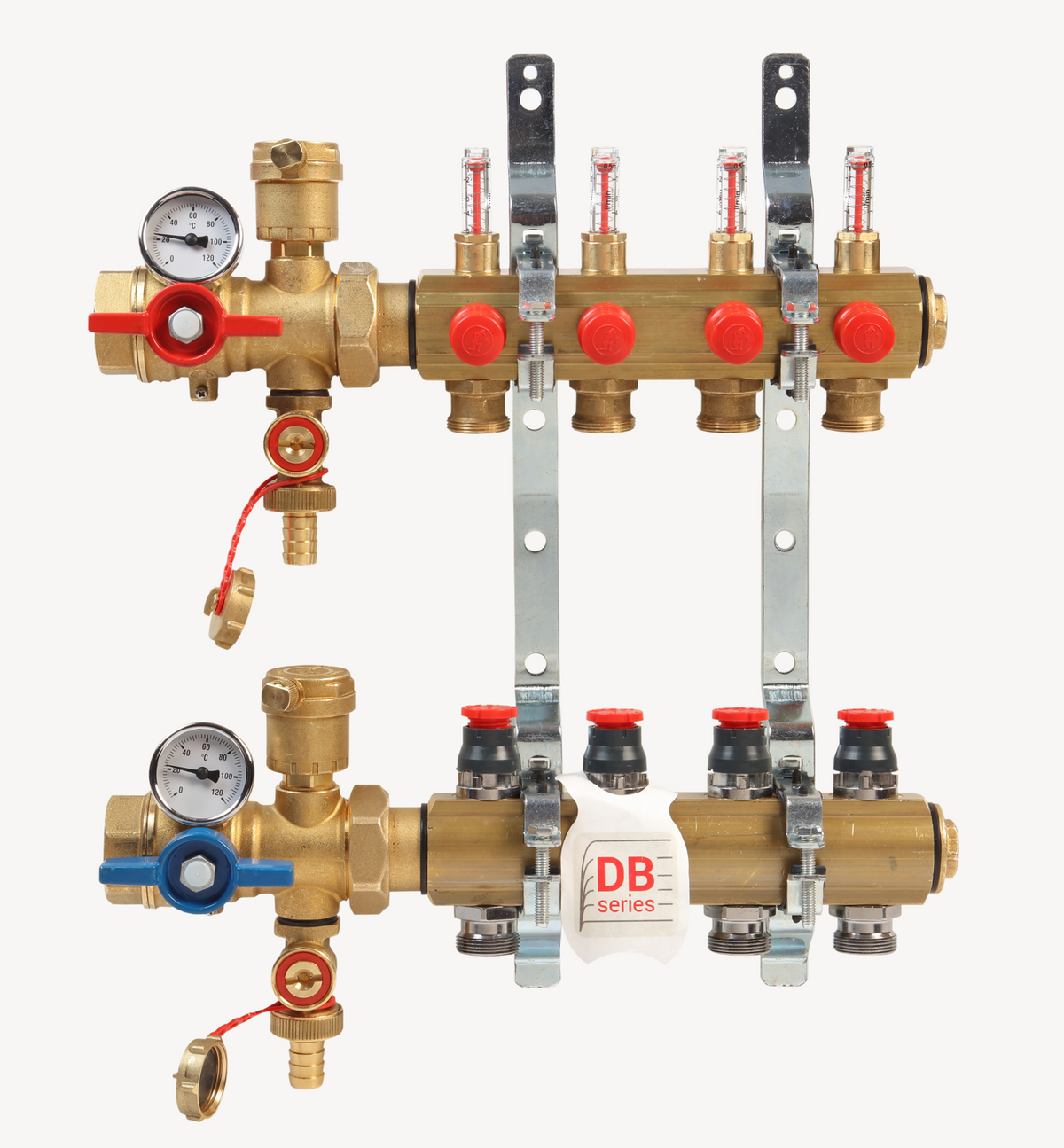Giacomini - R553FKDB Brass manifold with dynamic flow balancing — Elite ...